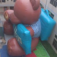 China Custom Giant Inflatable Bear 15m High PVC Tarpaulin for Outdoor Advertising Events for sale