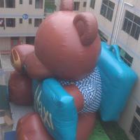 China Custom Giant Inflatable Bear 15m High PVC Tarpaulin for Outdoor Advertising Events for sale