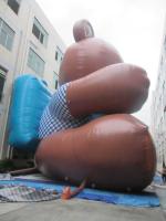 China Custom Giant Inflatable Bear 15m High PVC Tarpaulin for Outdoor Advertising Events for sale