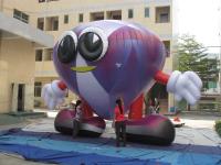 China Custom Giant PVC Inflatable Helium Cartoon 3.85m Height for Advertising Decoration for sale