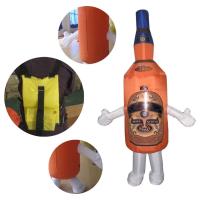 China Custom Inflatable Bottle Moving Cartoon 2.5mH for Advertising Promotion for sale