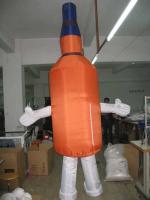 China Custom Inflatable Bottle Moving Cartoon 2.5mH for Advertising Promotion for sale