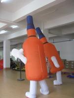China Custom Inflatable Bottle Moving Cartoon 2.5mH for Advertising Promotion for sale