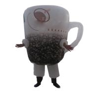 China Custom Inflatable Moving Cup Cartoon 2.5mH 210D Oxford Fabric for Advertising for sale