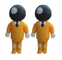 China Customized Inflatable Cartoon Figure 2.5m High Moving Advertising Character for Promotions for sale