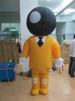 China Customized Inflatable Cartoon Figure 2.5m High Moving Advertising Character for Promotions for sale