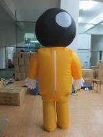 China Customized Inflatable Cartoon Figure 2.5m High Moving Advertising Character for Promotions for sale