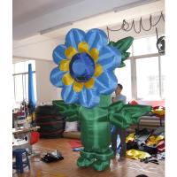 China Custom Inflatable Moving Cartoon Flower Suit for Product Promotion Adult Size 10kg for sale
