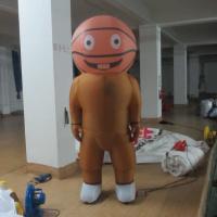China Custom Inflatable Basketball Man 2.5m Moving Cartoon Figure for Promotional Advertising for sale