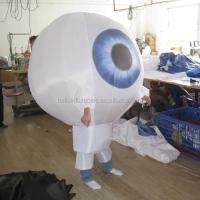 China Customized inflatable moving cartoon mascot for advertising promotion for sale