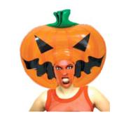 China Halloween Dress Up Inflatable Wig Hat Black Witch for sale