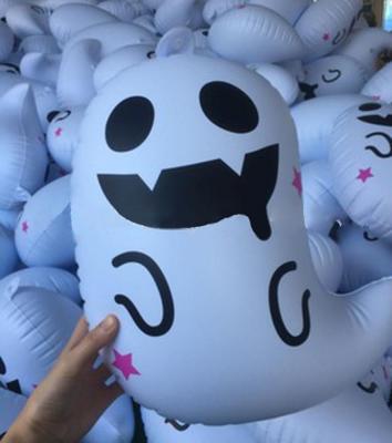 China Custom PVC Inflatable Cartoon Ghost Halloween Decoration 50cm 0.18mm for sale
