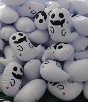 China Custom PVC Inflatable Cartoon Ghost Halloween Decoration 50cm 0.18mm for sale