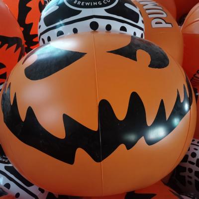 China Custom PVC Inflatable Pumpkin 36 Inch Halloween Decoration for Party Promotion for sale