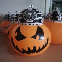 China Custom PVC Inflatable Pumpkin 36 Inch Halloween Decoration for Party Promotion for sale