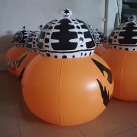 China Custom PVC Inflatable Pumpkin 36 Inch Halloween Decoration for Party Promotion for sale