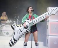 China Custom Inflatable PVC Guitar 1-6m for Music Party Promotion Advertising for sale