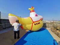 China BeiLe customized PVC 4.5m Length inflatable airship for sales for sale