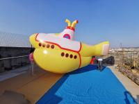 China BeiLe customized PVC 4.5m Length inflatable airship for sales for sale