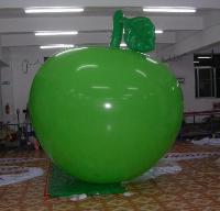 China Factory Customized Advertising Inflatables Giant Green Apples Fruits for sale