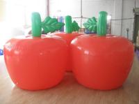 China Factory Customized Advertising Inflatables Giant Green Apples Fruits for sale