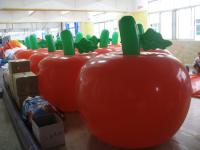 China Factory Customized Advertising Inflatables Giant Green Apples Fruits for sale
