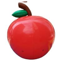 China Custom Giant Red Apple Inflatable Model 12ft Advertising Prop for Promotions for sale