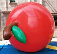 China Custom Giant Red Apple Inflatable Model 12ft Advertising Prop for Promotions for sale