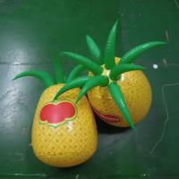 China Custom large fruits vegetables model PVC inflatable pineapple for advertising promotion for sale