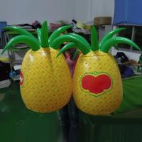 China Custom large fruits vegetables model PVC inflatable pineapple for advertising promotion for sale