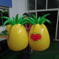 China Custom large fruits vegetables model PVC inflatable pineapple for advertising promotion for sale