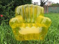 China China factory custom size single inflatable transparent lounger sofa for sale