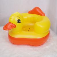 China Wholesale Cartoon PVC Inflatable Children Sofa Chair 58cm EN71 Certified Custom Colors for sale