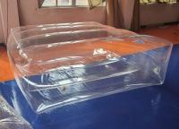 China beile custom quality PVC inflatable transparent mattress bbl mattress for sale