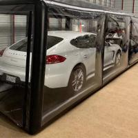 China Customize Quality Transparent PVC Inflatable Car Covers Indoor Outdoor for sale