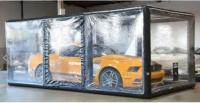 China Customize Quality Transparent PVC Inflatable Car Covers Indoor Outdoor for sale