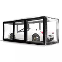 China Customize Quality Transparent PVC Inflatable Car Covers Indoor Outdoor for sale