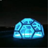 China Customized quality inflatable football tent with led light for sales for sale