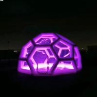 China Customized quality inflatable football tent with led light for sales for sale