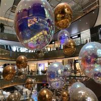 China Beile customized  pvc blue  Inflatable  Mirror ball for sale for sale