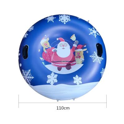 China Wholesale Durable Winter Snow Tube Inflatable Sled 110cm for Kids Adults Custom Logo for sale
