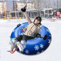 China Wholesale Durable Winter Snow Tube Inflatable Sled 110cm for Kids Adults Custom Logo for sale