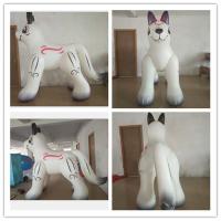 China Beile Custom PVC Inflatable Animals Toy Wolf For Advertising Decorate for sale
