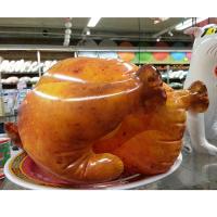 China Customized advertising inflatable fried chicken model for food store for sale