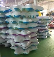 China Custom Inflatable Flower Pool Float Mat 150cm PVC Water Pool Float for Party Promotion for sale