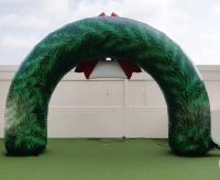 China Custom Inflatable Arch Decorations 20x13ft for Wedding Party Festival Nylon Oxford Fabric for sale