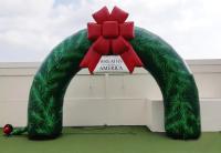 China Custom Inflatable Arch Decorations 20x13ft for Wedding Party Festival Nylon Oxford Fabric for sale