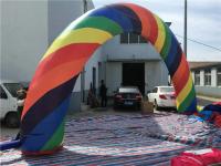 China Customized Popular Inflatable Rainbow Arches For Outdoor Advertising for sale