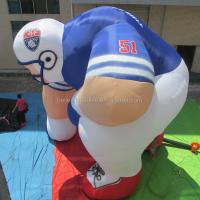 China customized Oxford cloth advertising Inflatable baseball player for sale
