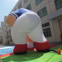 China customized Oxford cloth advertising Inflatable baseball player for sale